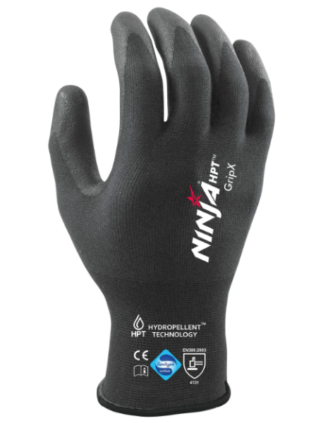 National Distributor Alliance NDA - GLOVES NINJA HPT BLACK GRIPX XL